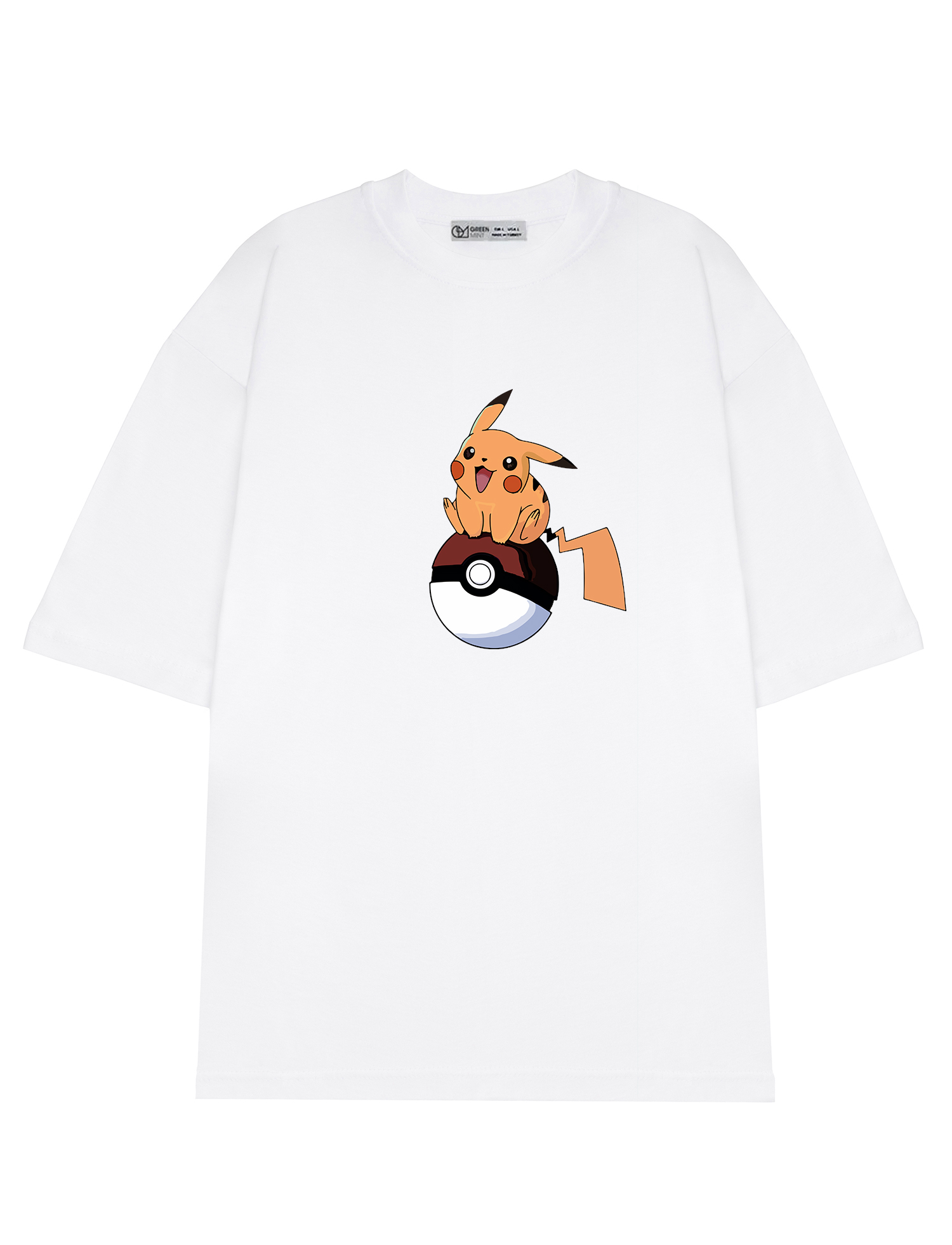 Unisex Oversize T-shirt Pokemon Pikachu – GreenMint